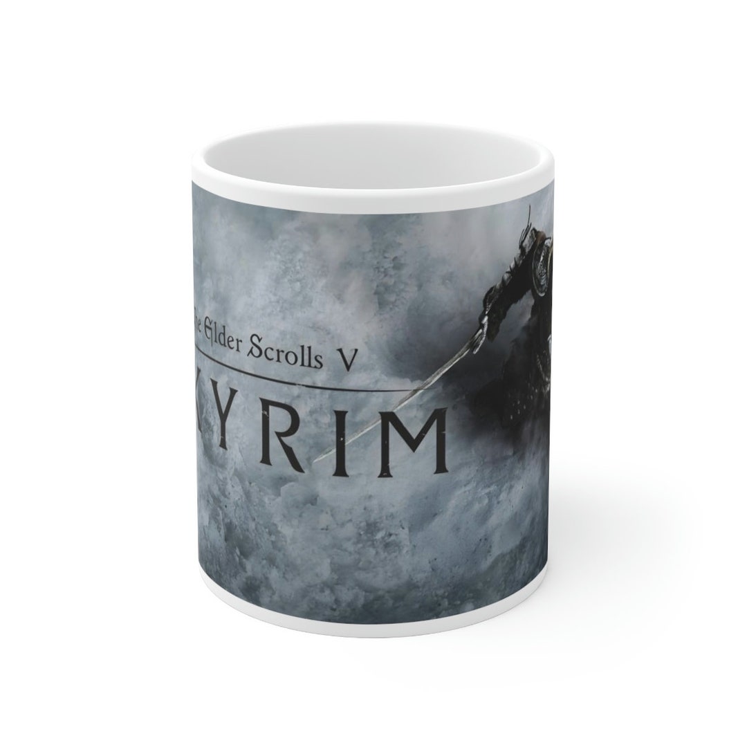 The Elder Scrolls 5 Skyrim Mug | Skyrim Gift | Video Game Mug | Gaming ...
