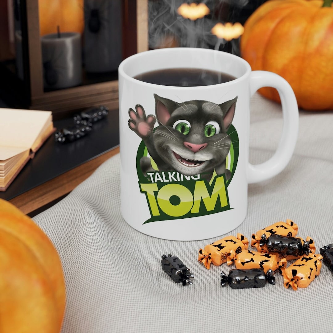 Talking Tom Mug | Talking Tom Gift | Video Game Mug | Gaming Gift ...