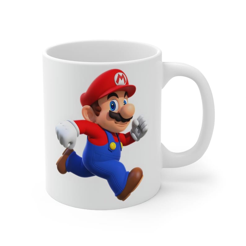 Super Mario Mug | Super Mario Gift | Video Game Mug | Gaming Gift ...