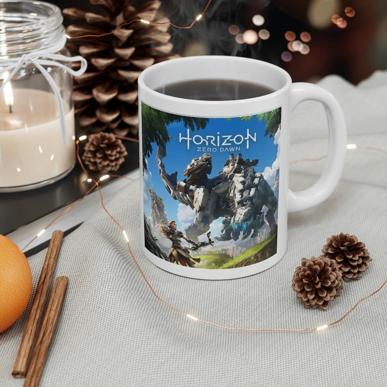 Horizon Zero Dawn Mug Horizon Zero Dawn Gift Video Game Mug Gaming Gift ...