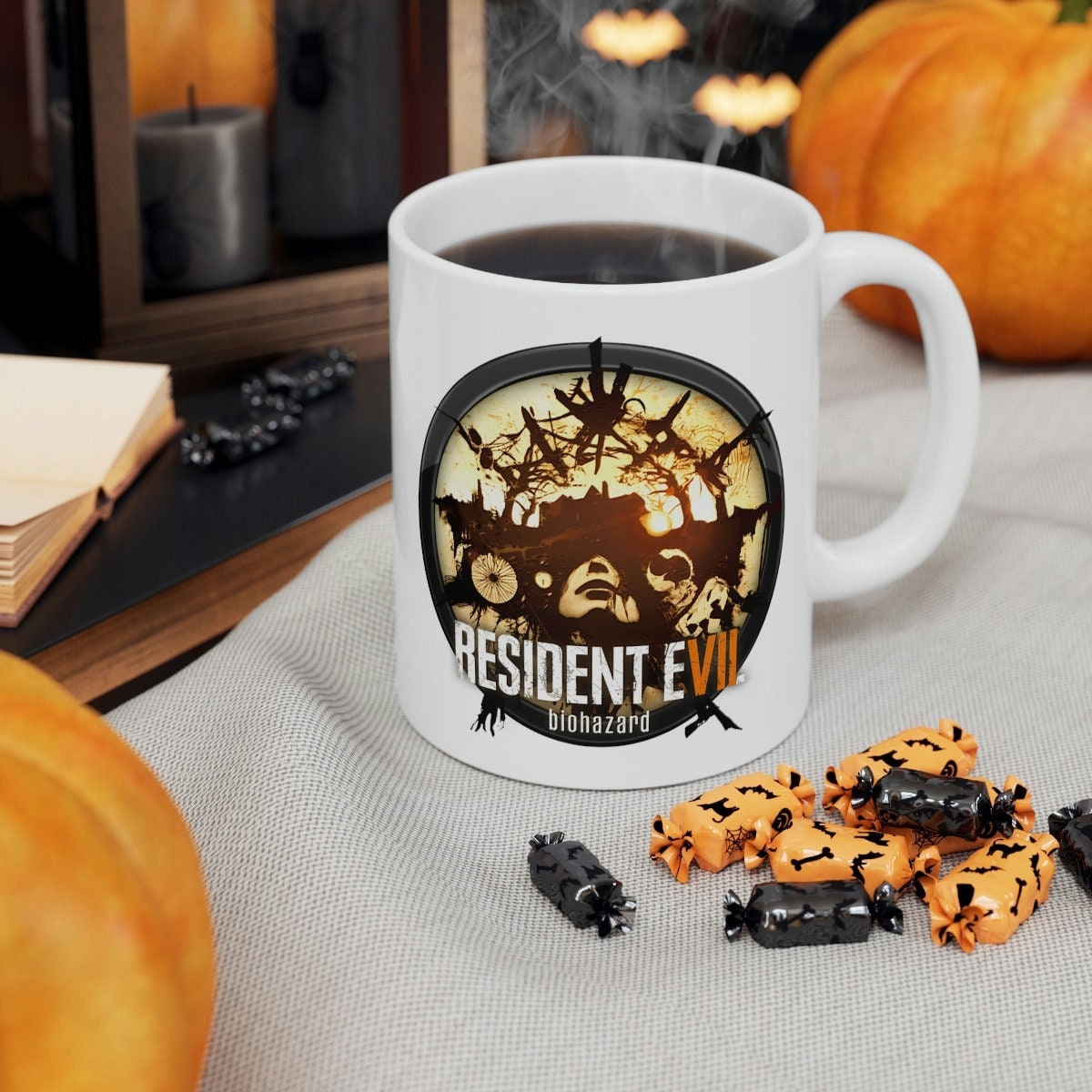 Resident Evil 7 Mug Resident Evil Gift Video Game Mug Gaming Gift ...