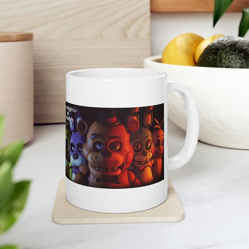 Five Nights at Freddys Mug | Five Nights Gift | Video Game Mug | Gaming ...