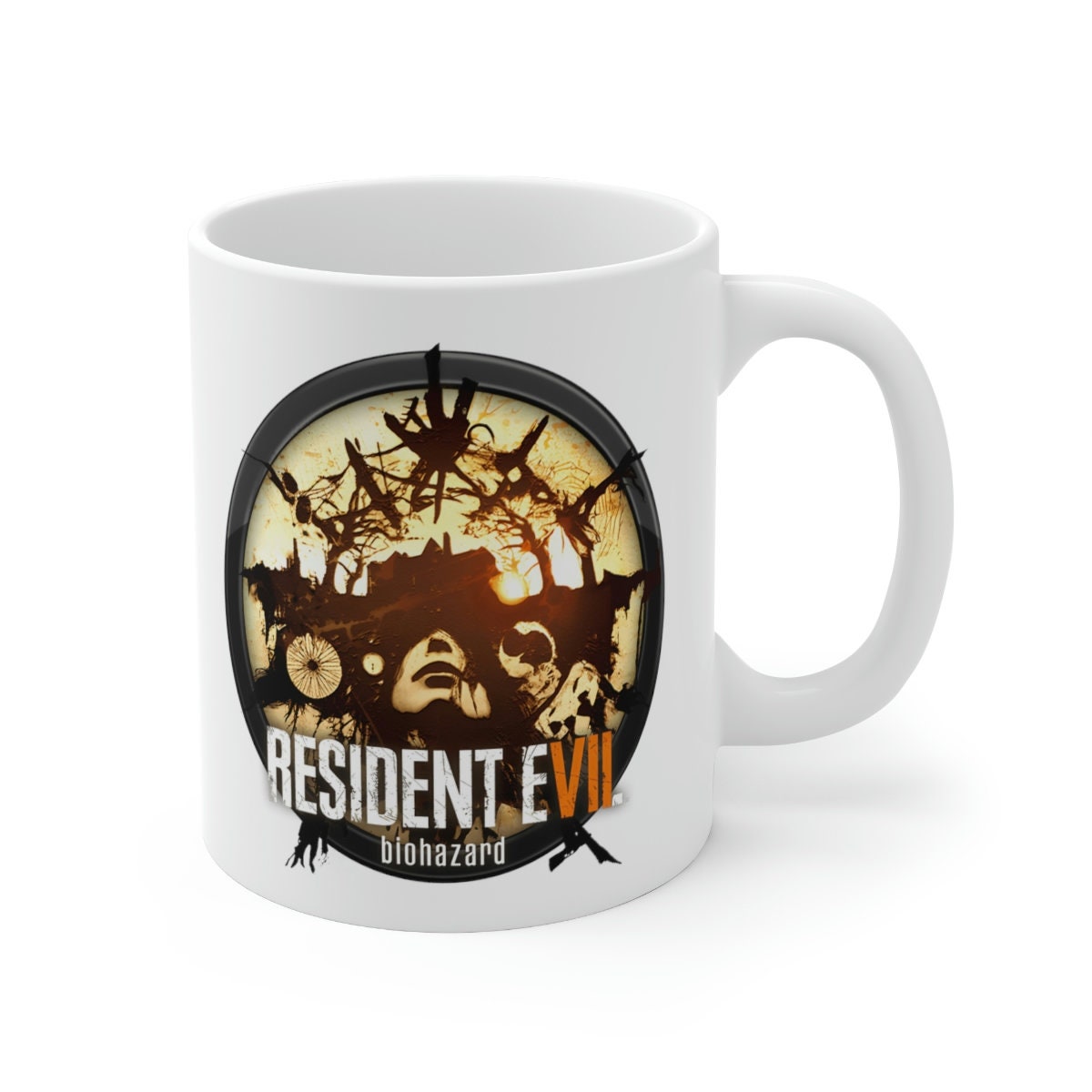 Resident Evil 7 Mug | Resident Evil Gift | Video Game Mug | Gaming Gift ...
