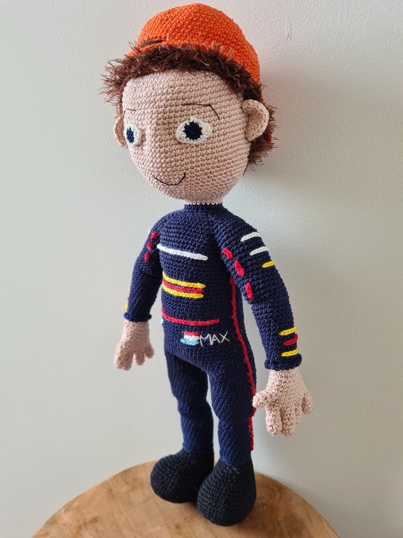 Max Verstappen Crochet Pattern - Etsy UK