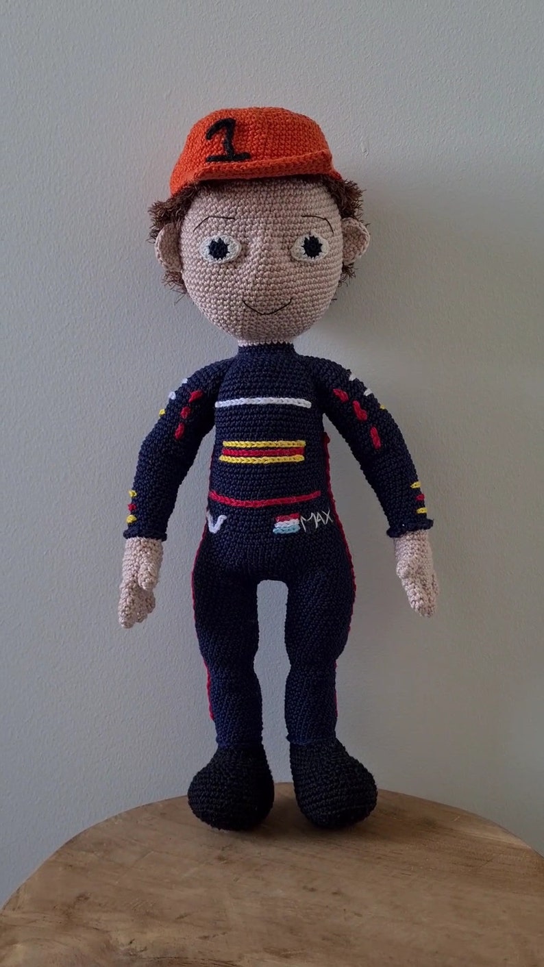 Max Verstappen Crochet Pattern - Etsy