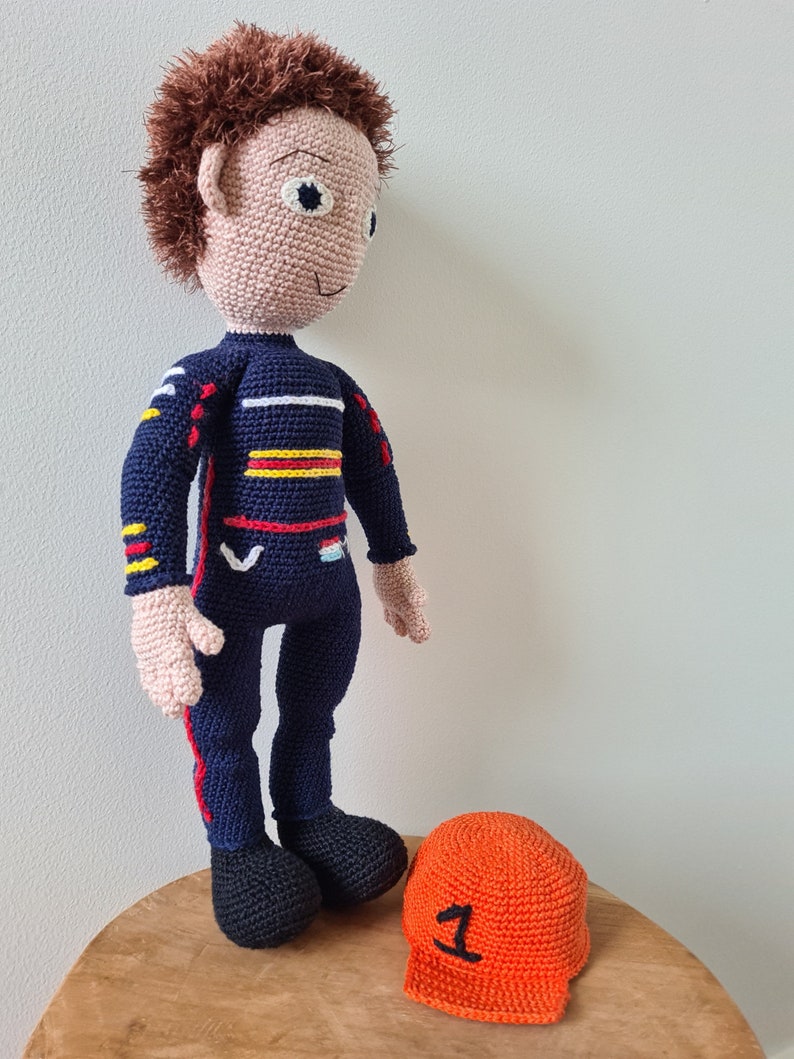 Max Verstappen Crochet Pattern - Etsy UK
