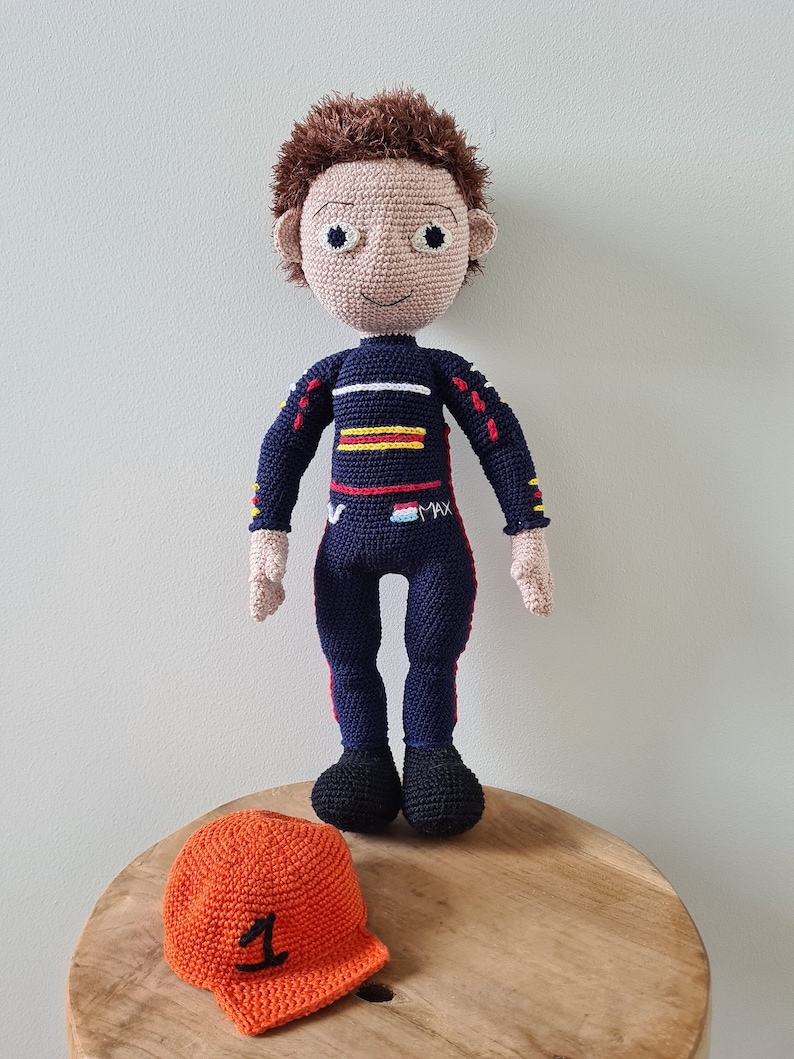 Max Verstappen Crochet Pattern - Etsy UK