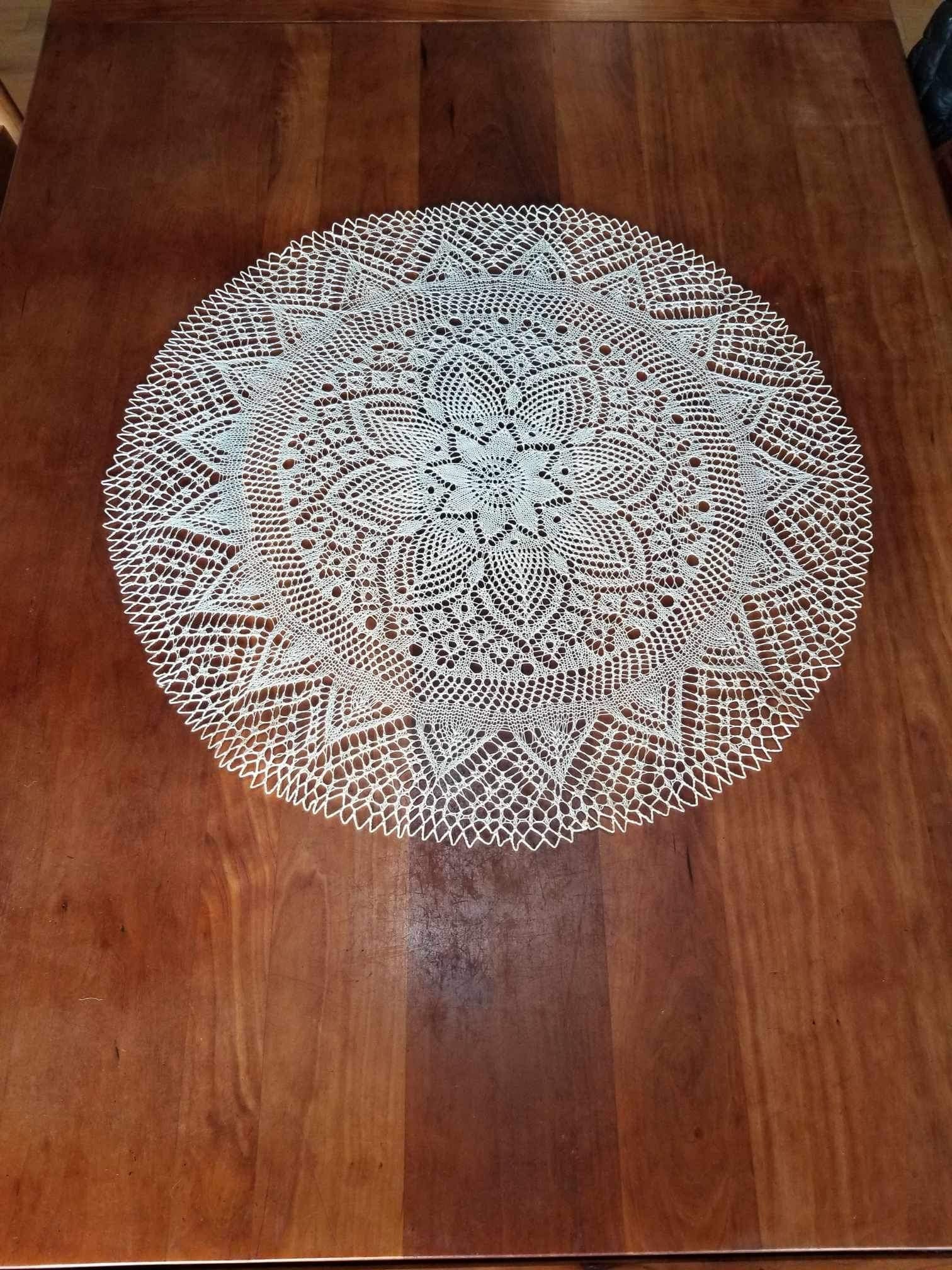 Vintage Hand Tatted Table Doily 26 Inch in Diameter - Etsy