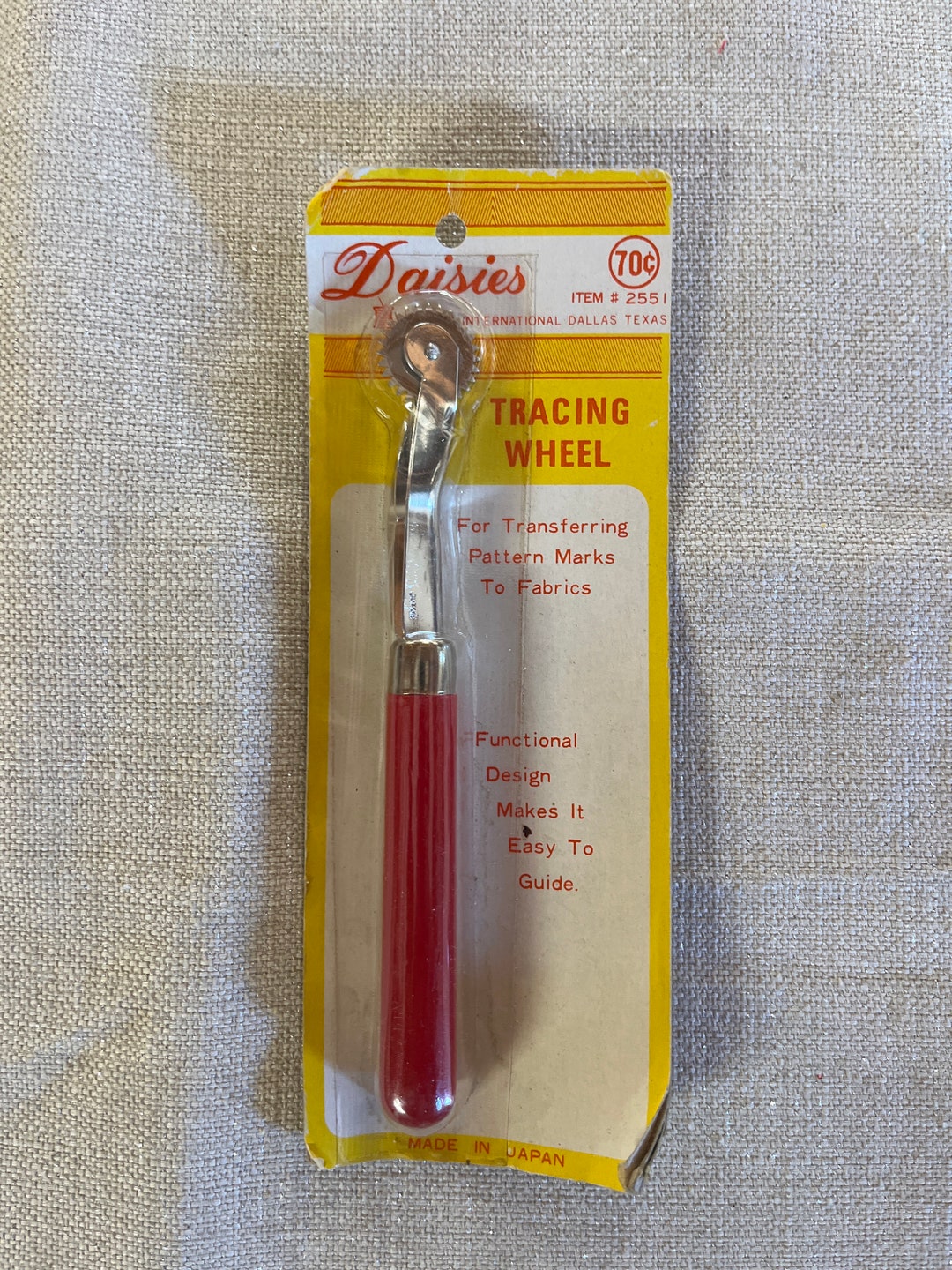 Vintage Daisies Tracing Wheel for Transferring Pattern Marks to Fabric ...