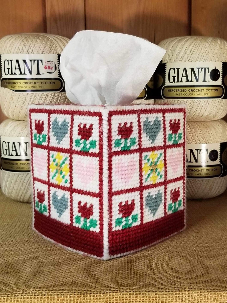 Vintage Tissue Box Cover - Etsy