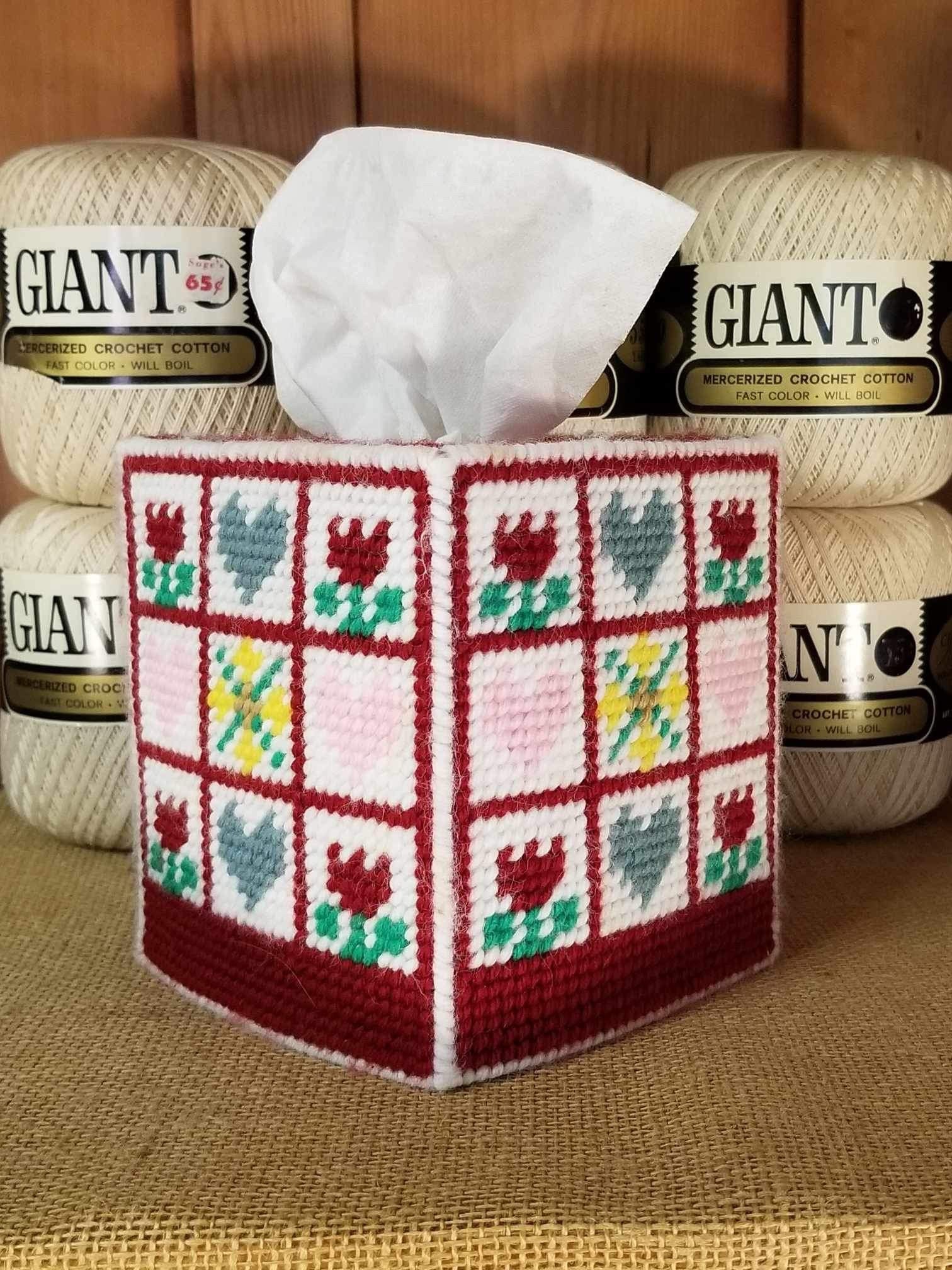 Vintage Tissue Box Cover - Etsy