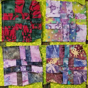 Vintage Hand Made Batik Quilt Starter - Etsy