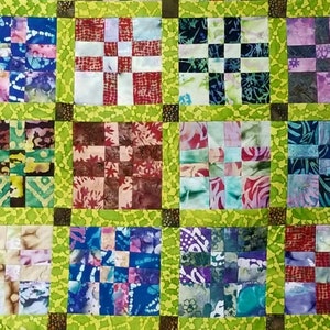 Vintage Hand Made Batik Quilt Starter - Etsy