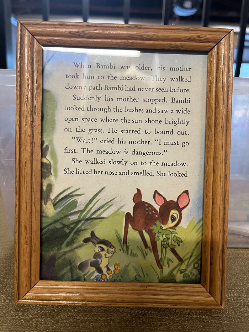 Vintage Illustration From Walt Disney's Bambi Circa 1942 Bambi and ...
