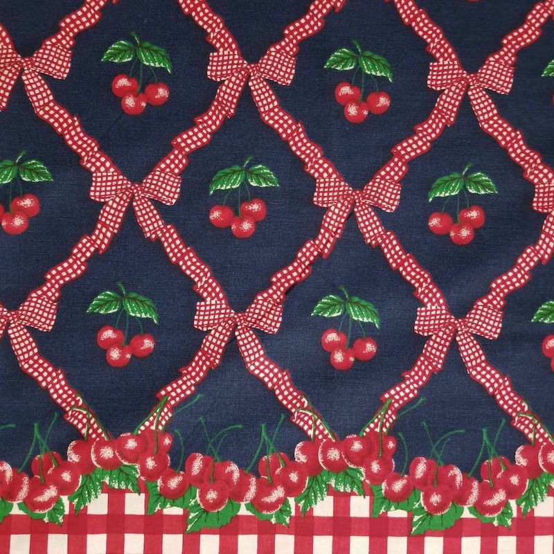 Cherry Fabric - Etsy