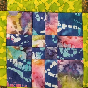 Vintage Hand Made Batik Quilt Starter - Etsy