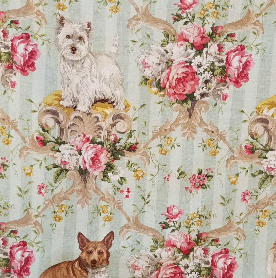 Vintage Rare Lee Jofa "putting on the Dog" - Etsy