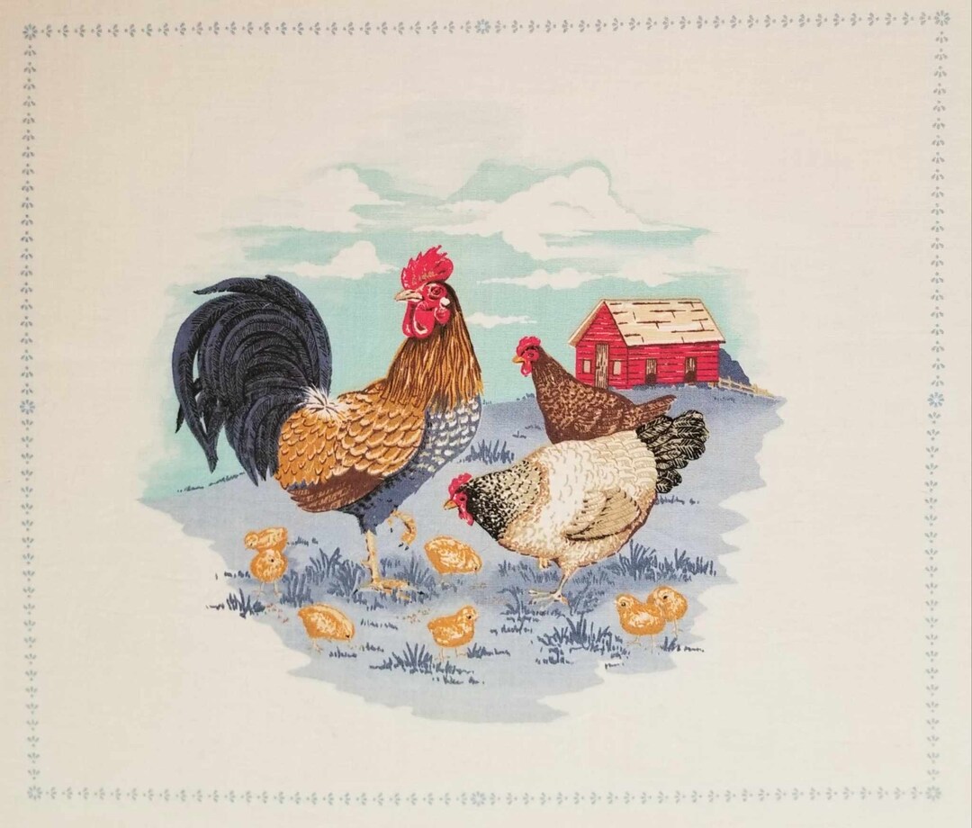 Vintage Cranston Print Works Co., farmlife Collection Picture Patches ...