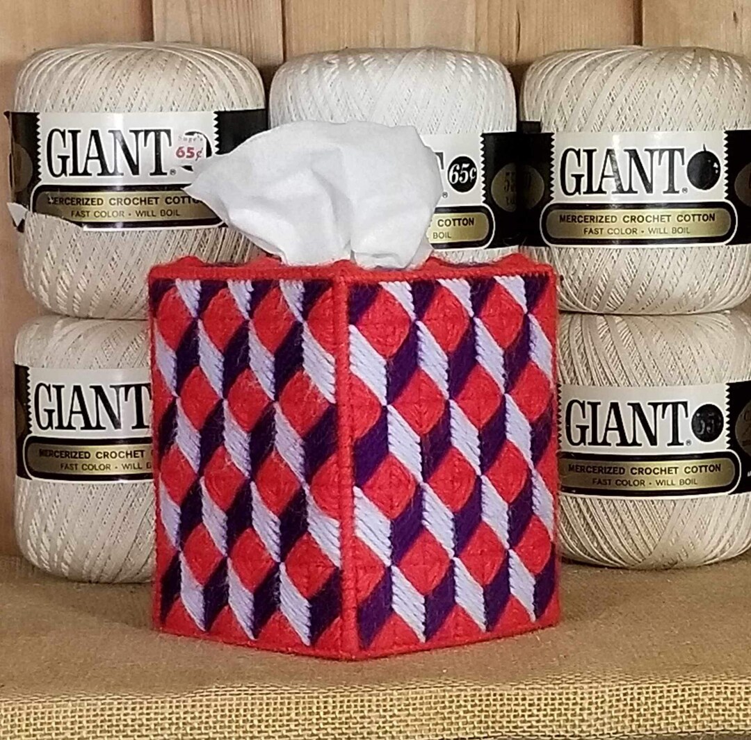 Vintage Tissue Box Cover - Etsy