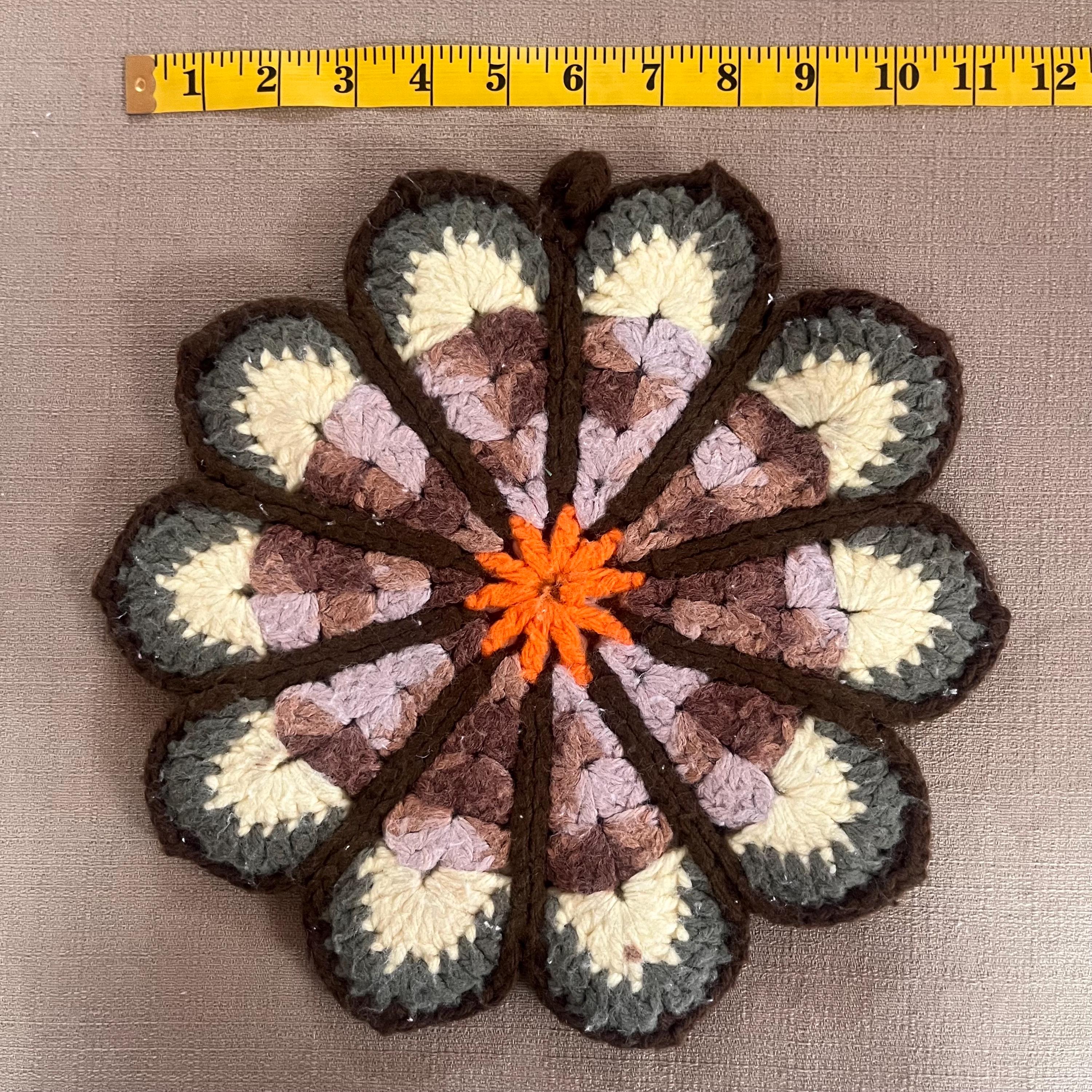 Vintage Hand, Crocheted, Hot Pads Circa 1970 - Etsy