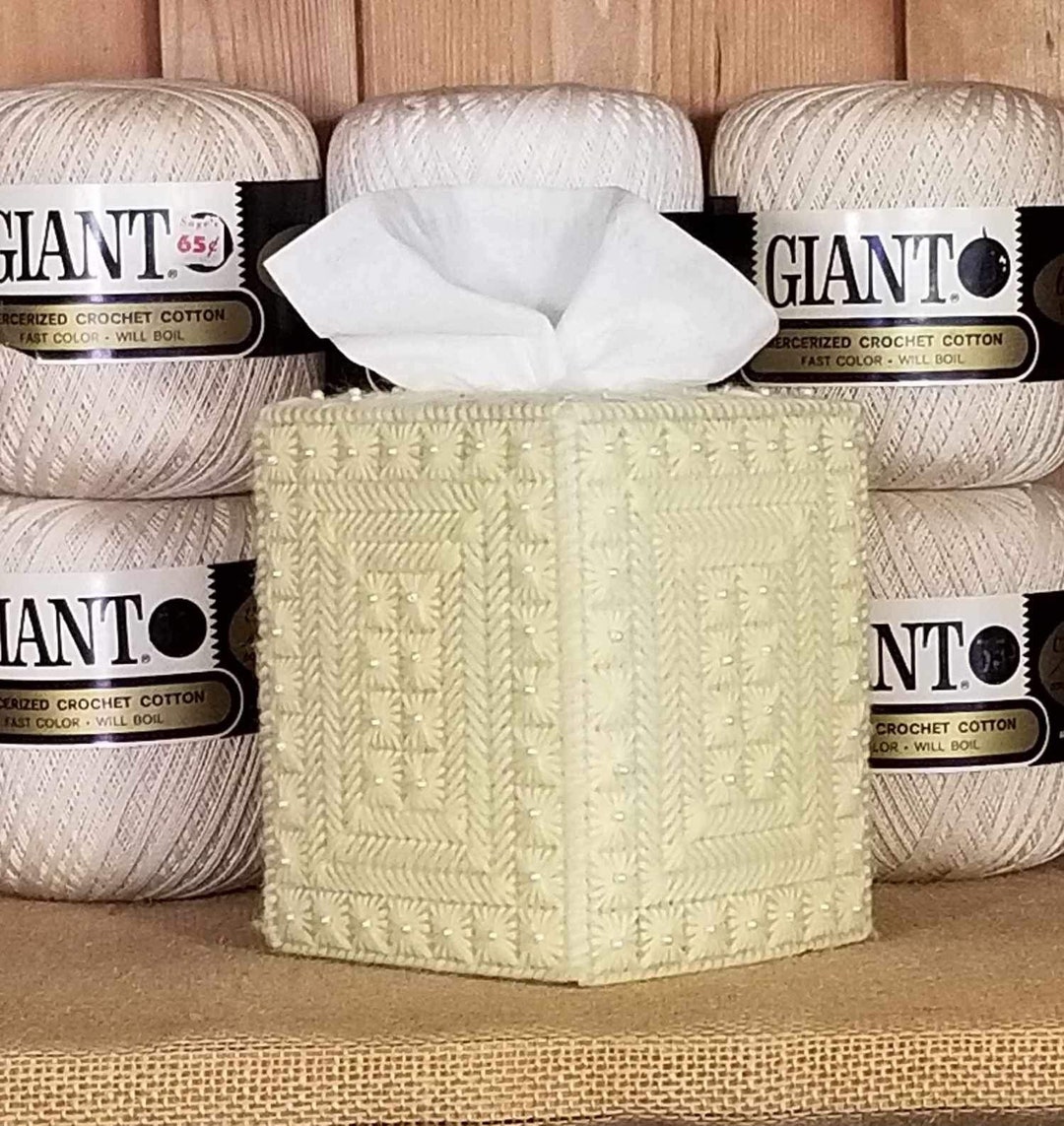 Vintage Tissue Box Cover - Etsy