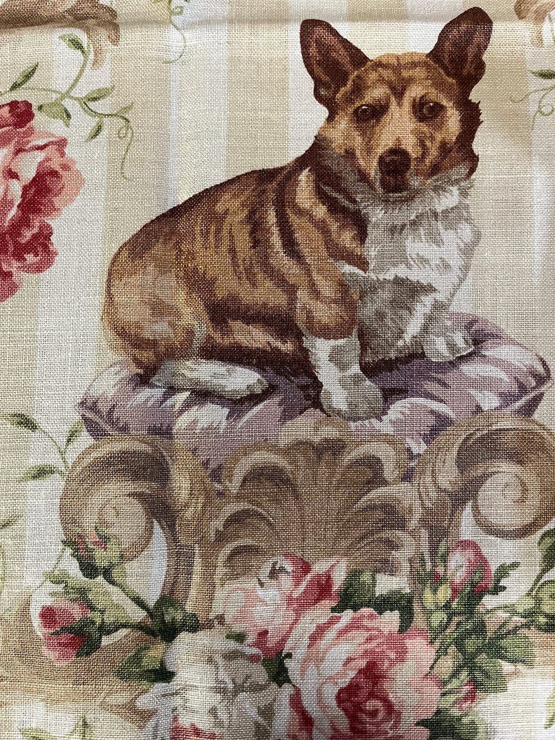 Vintage Rare Lee Jofa putting on the Dog - Etsy