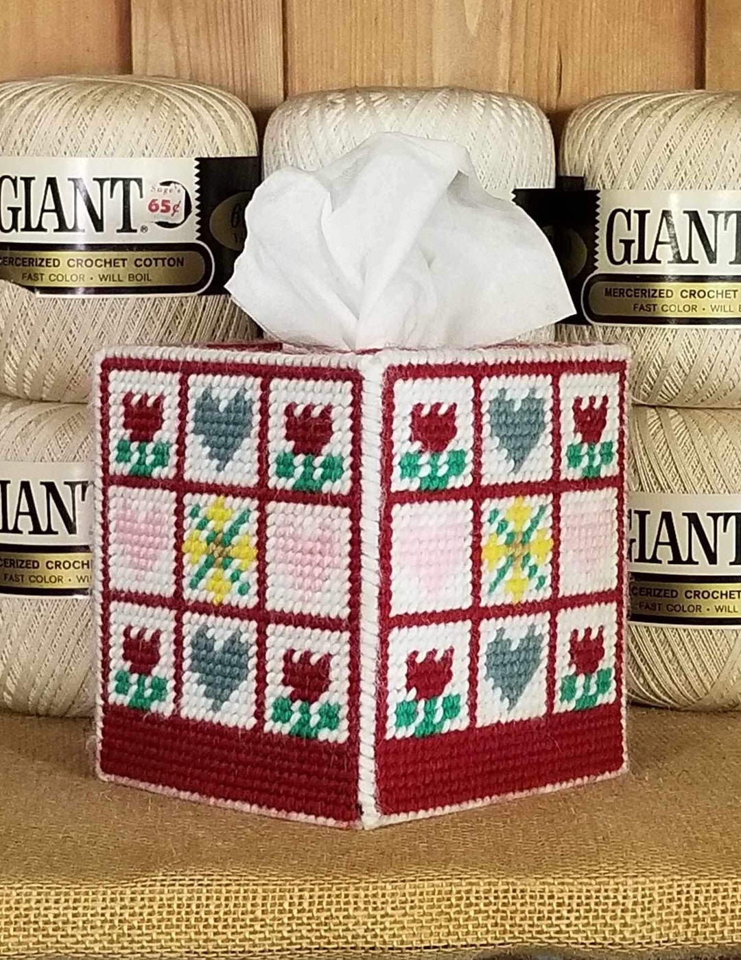 Vintage Tissue Box Cover - Etsy