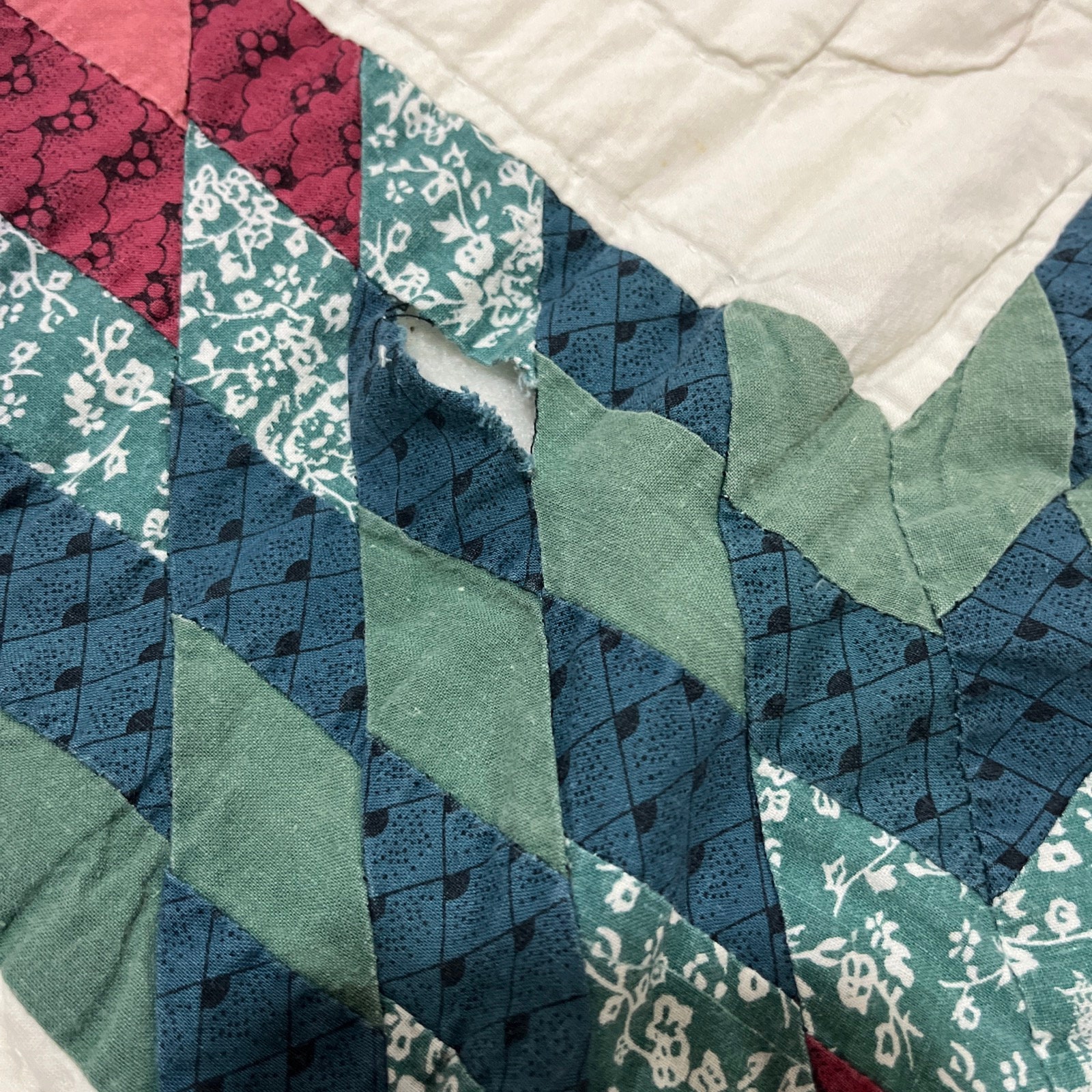 Vintage Broken Star Hand Stitched Patchwork Quilt 76x76 Amish - Etsy