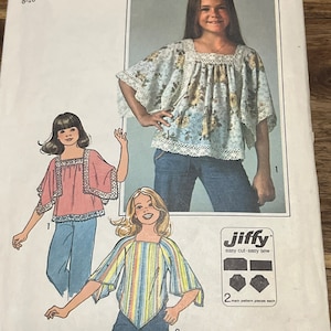 Vintage Simplicity Pattern 7831 Pattern for Girls Size 8 to 10 Pull ...