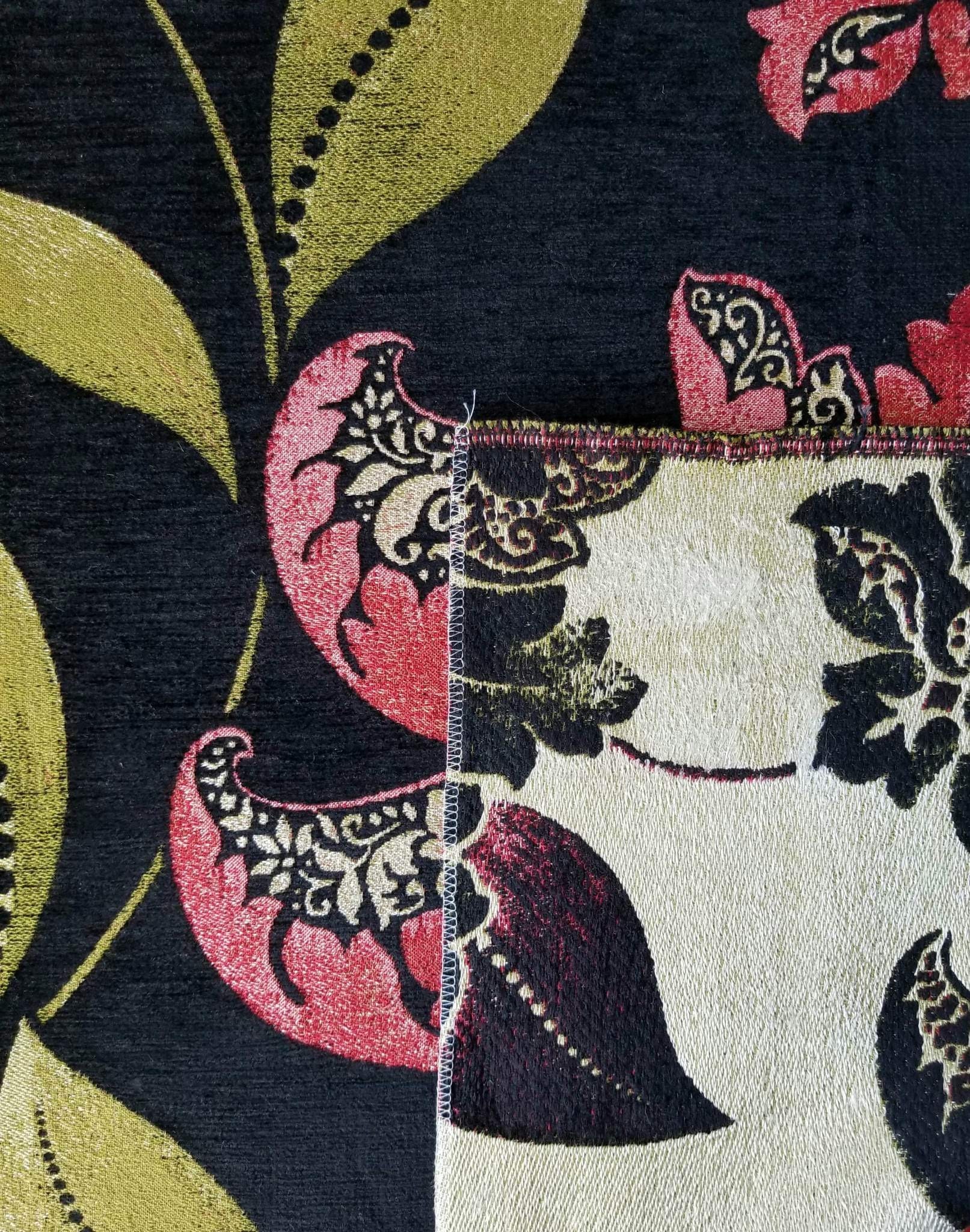 Gorgeous, Abstract, Floral , Heavy Chenille, Panel - Etsy