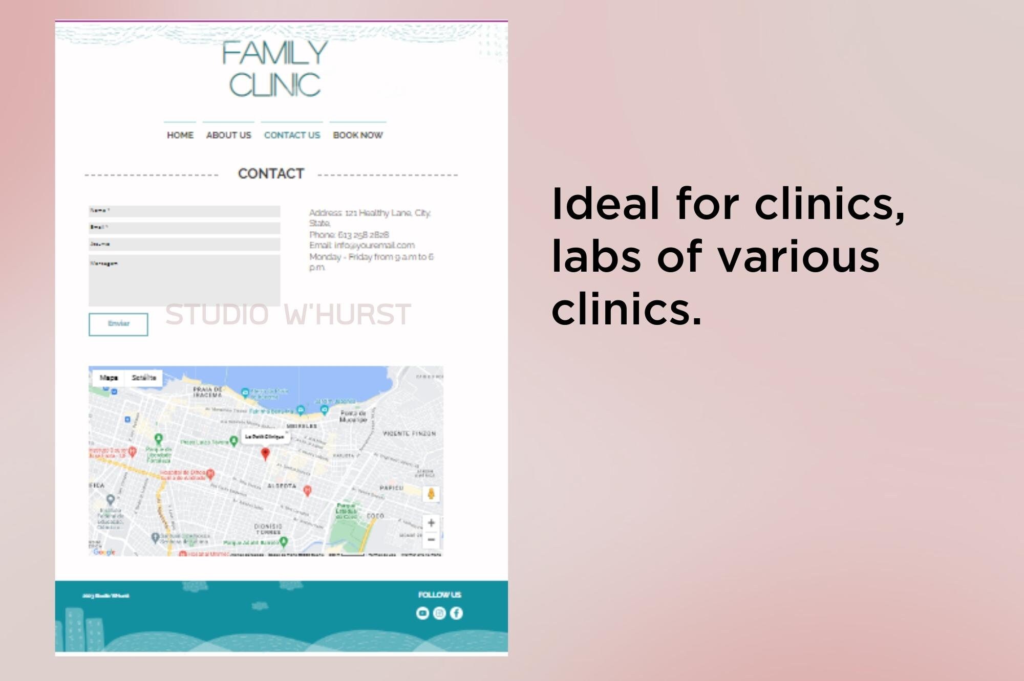 Wix Website Template Clinic. Ready to Use. Start Your Website With Your ...