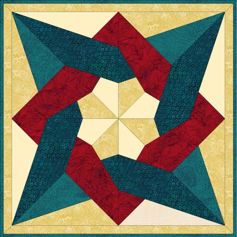 Digital Quilt Block Patterns Quilt Patterns PDF Paper Pieced Quilt ...