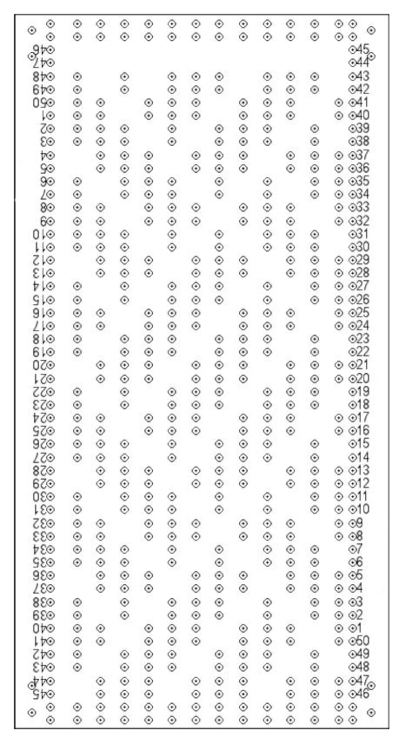 24 X Punch Cards 12 Stitches for Knitting Machine set 2 , Punch Card ...