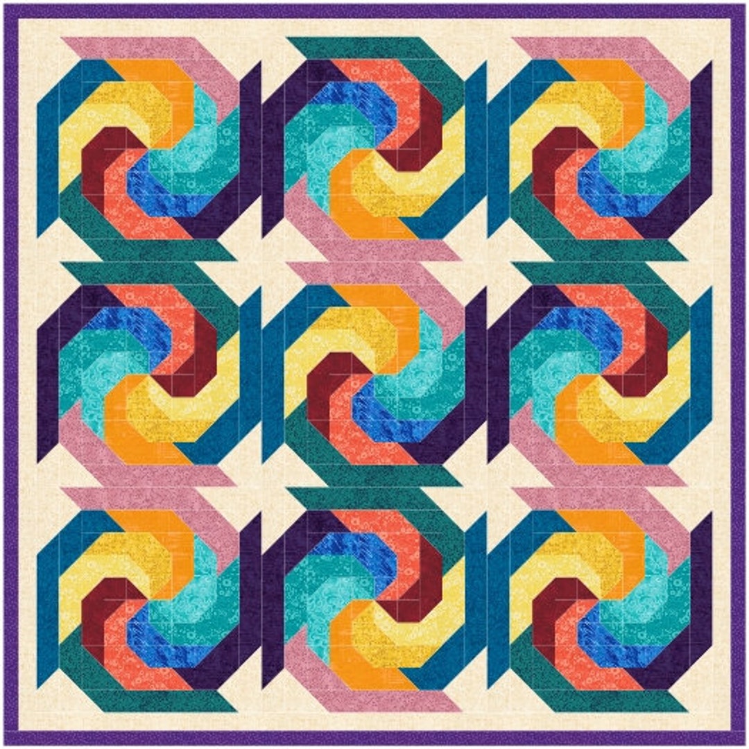 Digital Quilt Block Pattern,quilt Pattern Pdf, Paper Pieced Quilt ...