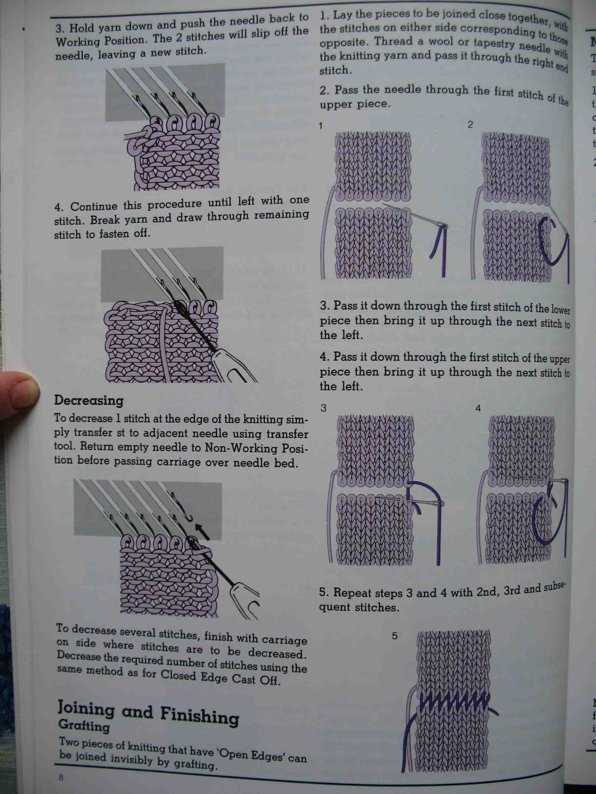 200punch Cards Machine Knitting Book Punchcard Patterns - Etsy