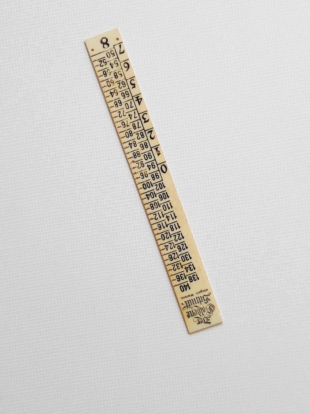 Original Lutterlohs Ruler From 1940s, the Golden Rule Lutterloh System ...