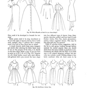 Vintage Illustrated Book of Draftings , Sewing Patterns Drafting, Ebook ...