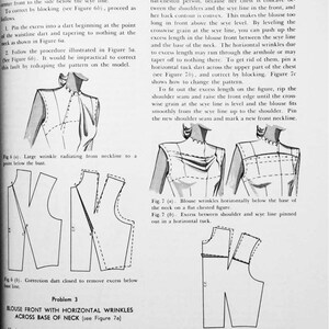 Vintage Sewing Book, Vintage Illustrated Book of Draftings ,sewing ...