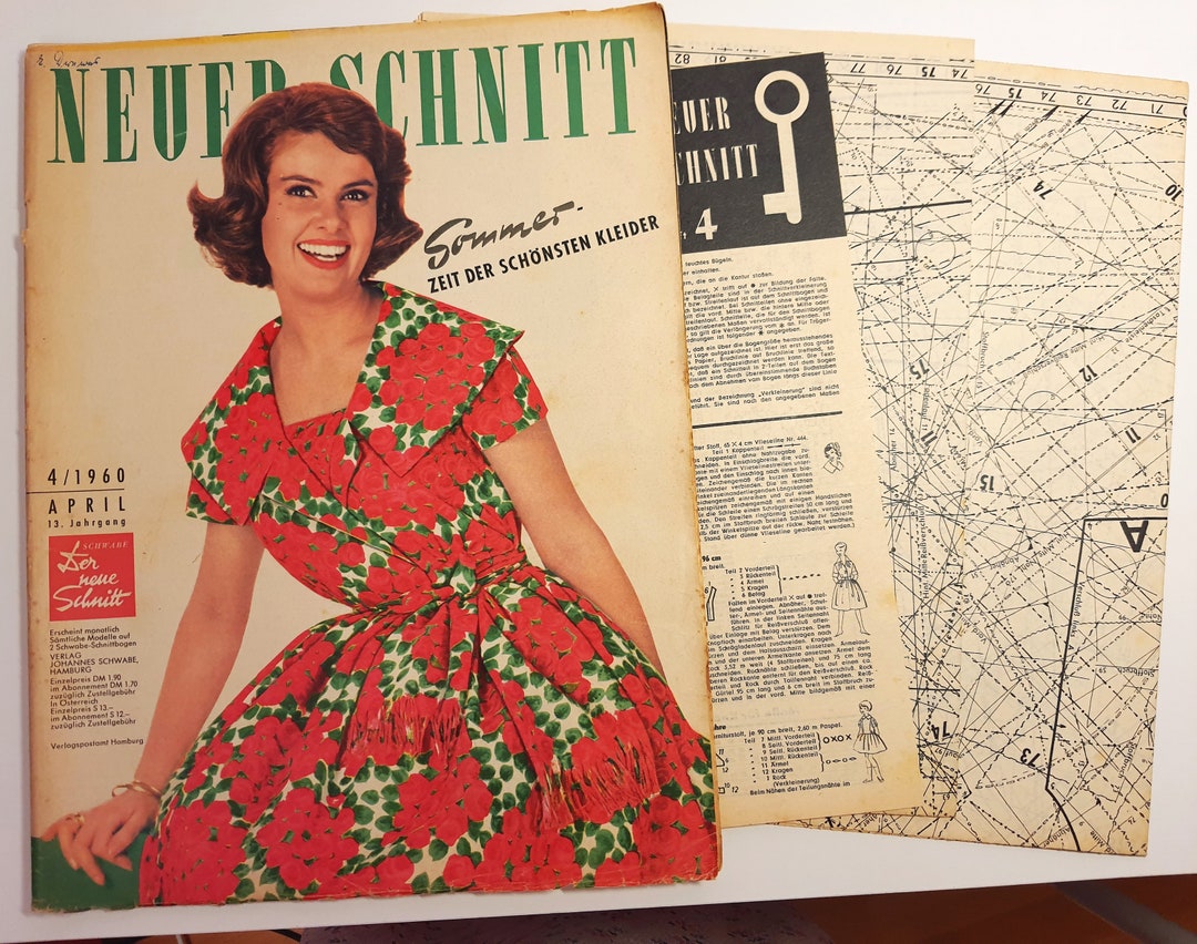 4/1960 Schwabe Der Neuer Schnitt , Vintage Fashion Magazine 1960s ...