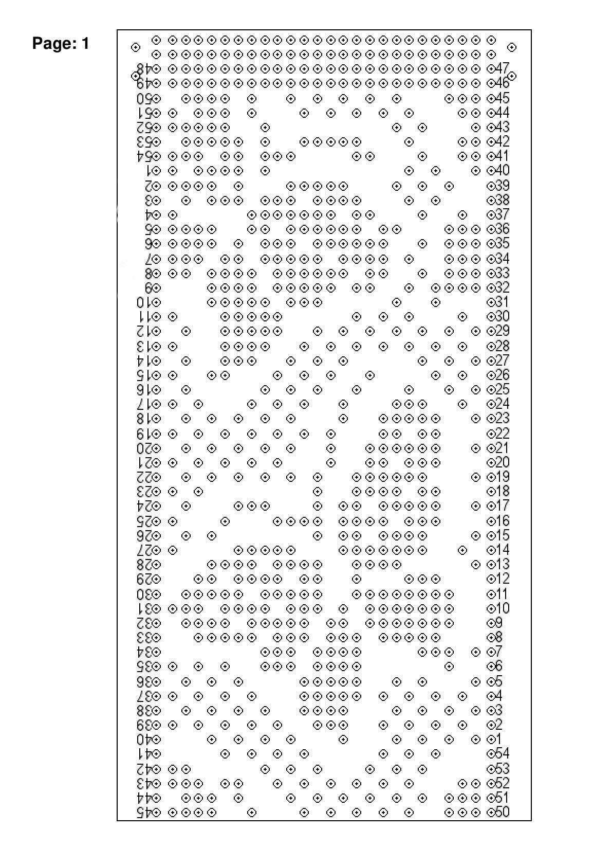 22 X LACE Punch Cards for BROTHER Knitting Machine , Punch Card ...