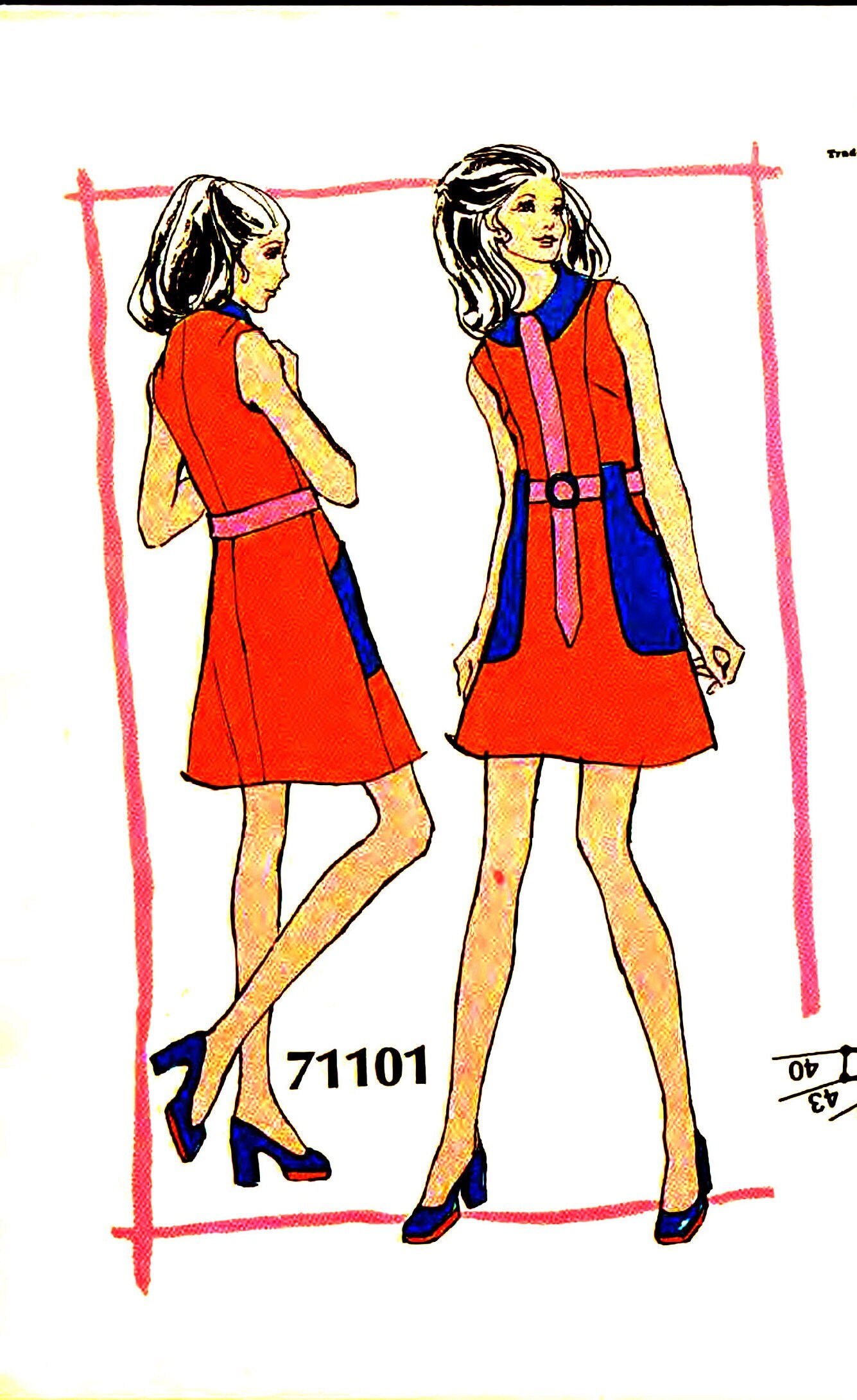 107 Vintage Sewing Patterns 1960s Retro Sewing Patterns All - Etsy