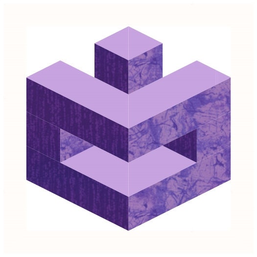 Digital Quilt Block Pattern 3d Quilt Pattern Pdf Paper - Etsy Australia