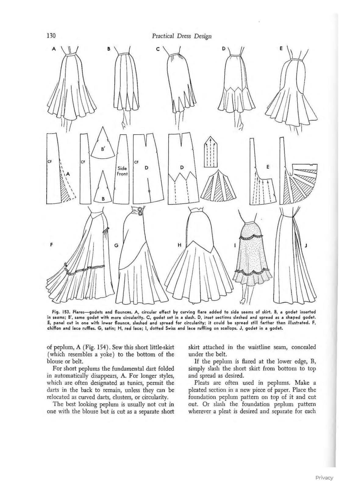 Vintage Illustrated Book of Draftings Sewing Patterns - Etsy