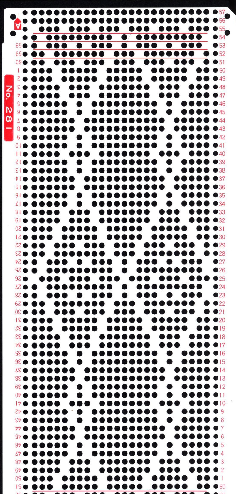 84 SILVER REED Knitting Machines Punch Cards, Machine Knitting Book ...