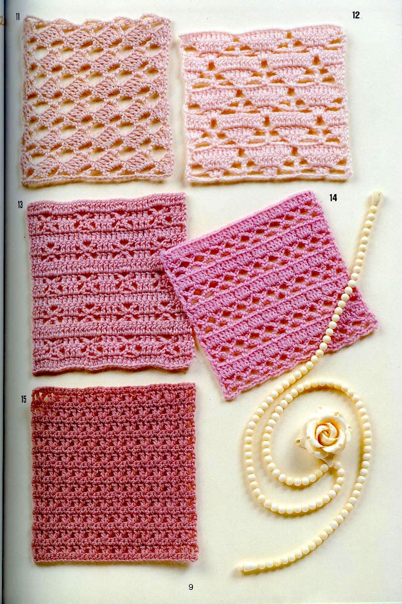 262 Crochet Patterns Book: Knit Stitch Diagrams (PDF Download) - Etsy
