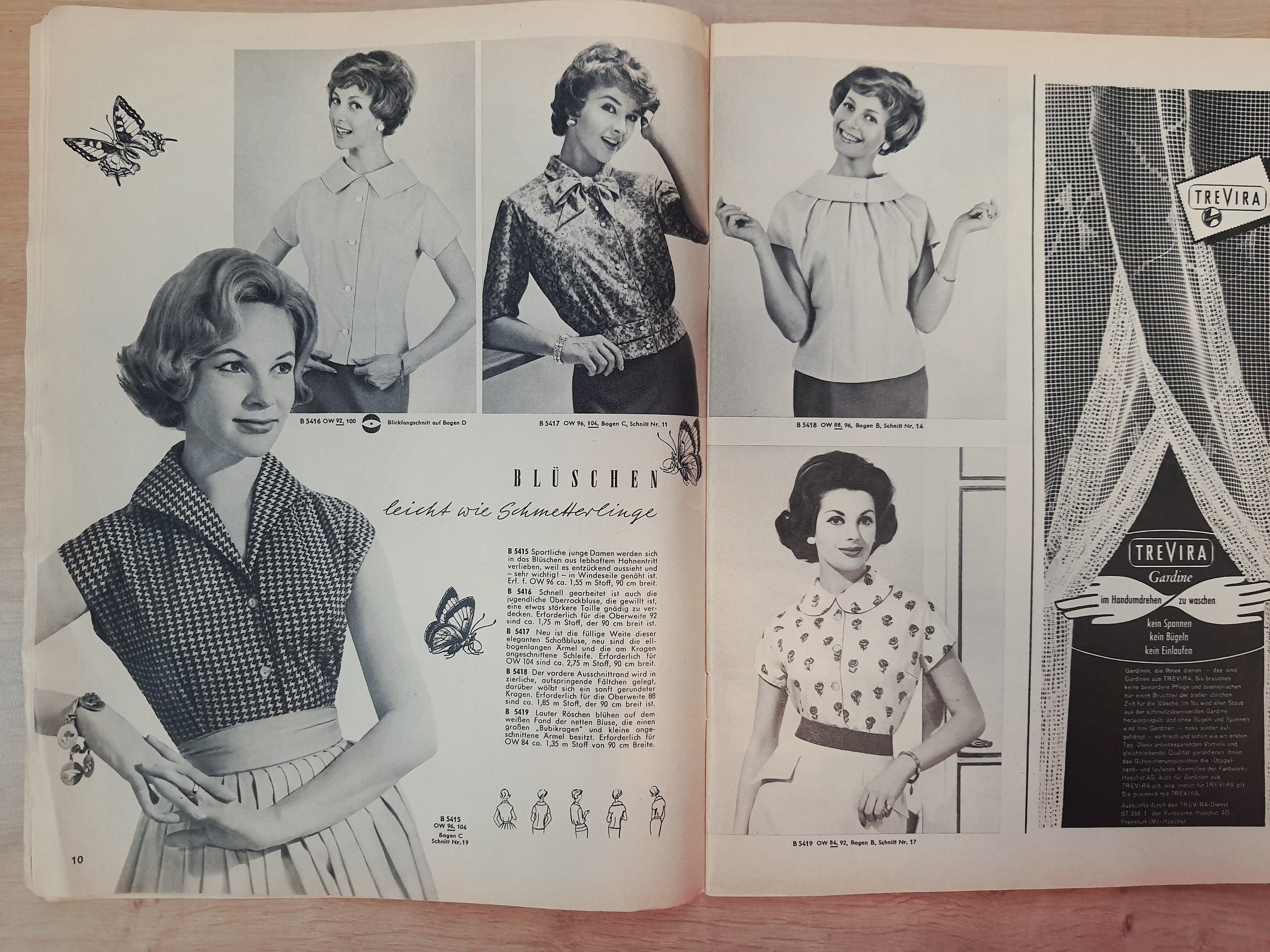 Vintage Neuer Schnitt Fashion Magazine 3/1960: German Sewing Patterns ...