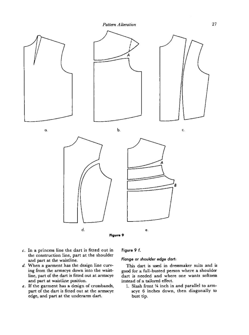 Vintage Sewing Book , Costume Design, Dressmaking, Fitting and Pattern Alteration, Ebook PDF ...