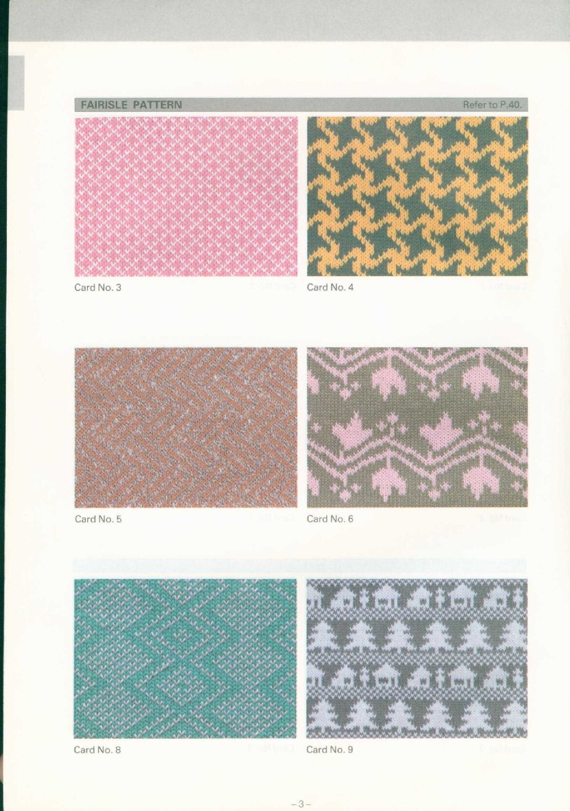 20 Knitting Machines Brother Punch Cards , Machine Knitting, Punch Card ...