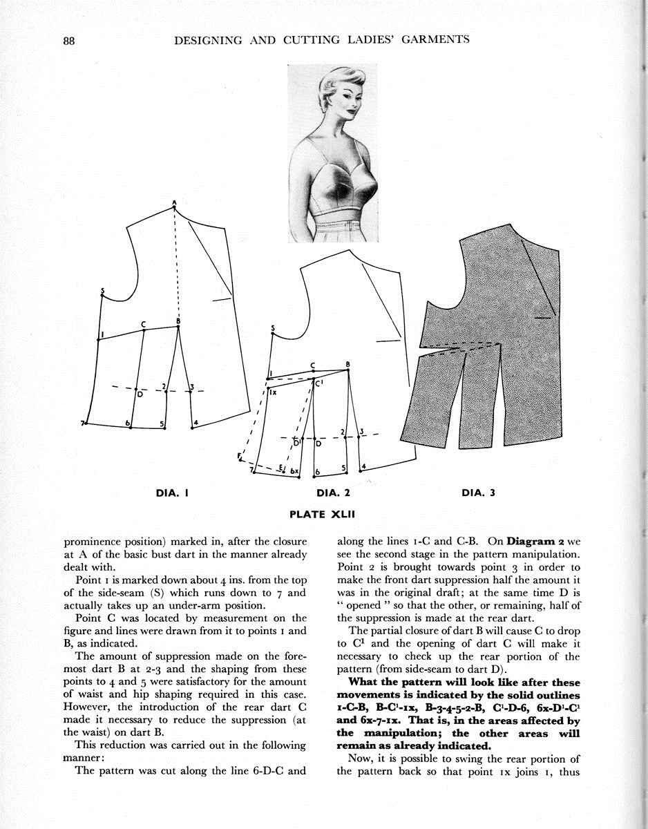 Vintage Sewing Book, Sewing Patterns Drafting Dressmaking, Fitting and ...