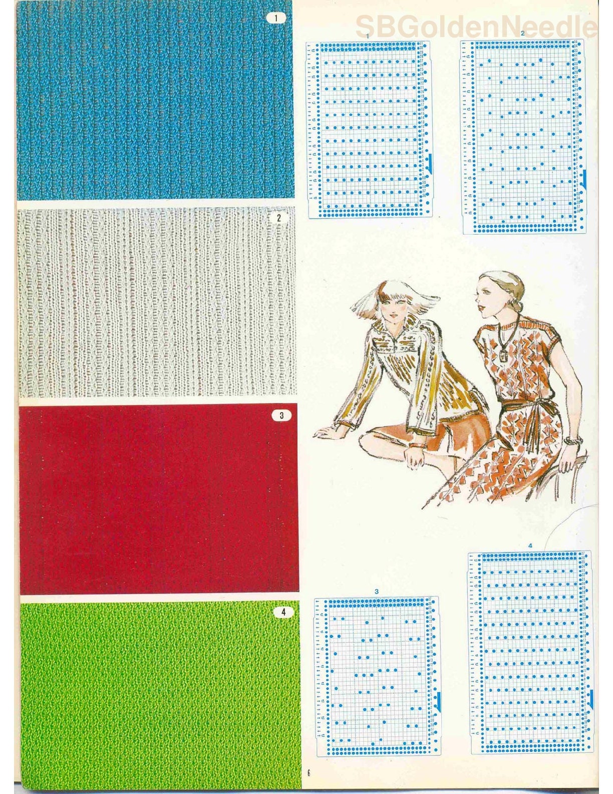 Brother Punch Cards Volume 2, Machine Knitting Book, Punchcard Patterns ...